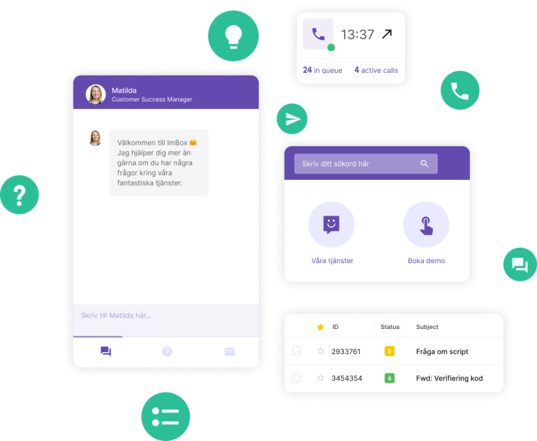 Smarta automatiseringar i ImBox | Jobba smart & effektivt med kundservice! | ImBox